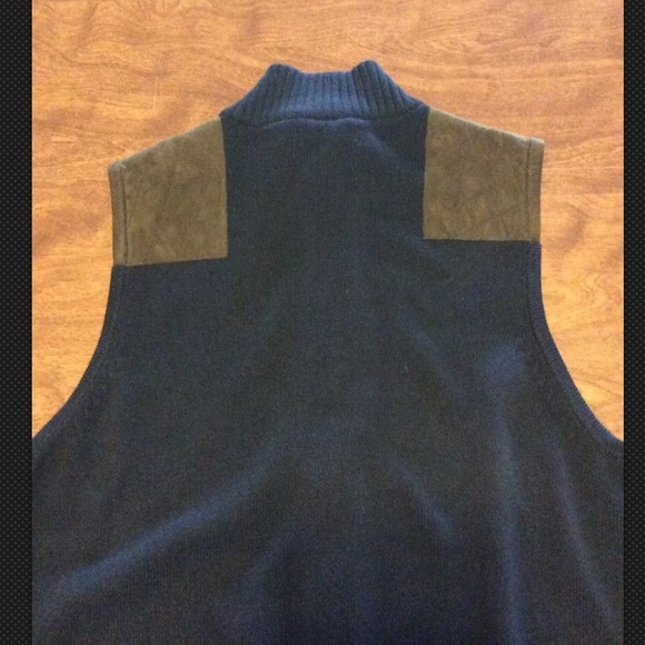 Alex Cannon | Sweaters | Alex Cannon Full Zip Sweater Vest Suede ...